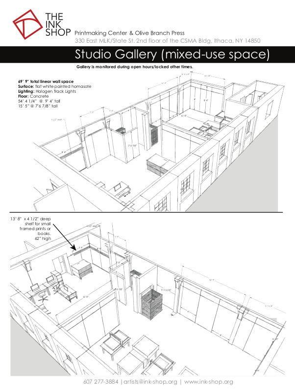Exhibit Space | The Ink Shop Printmaking Center